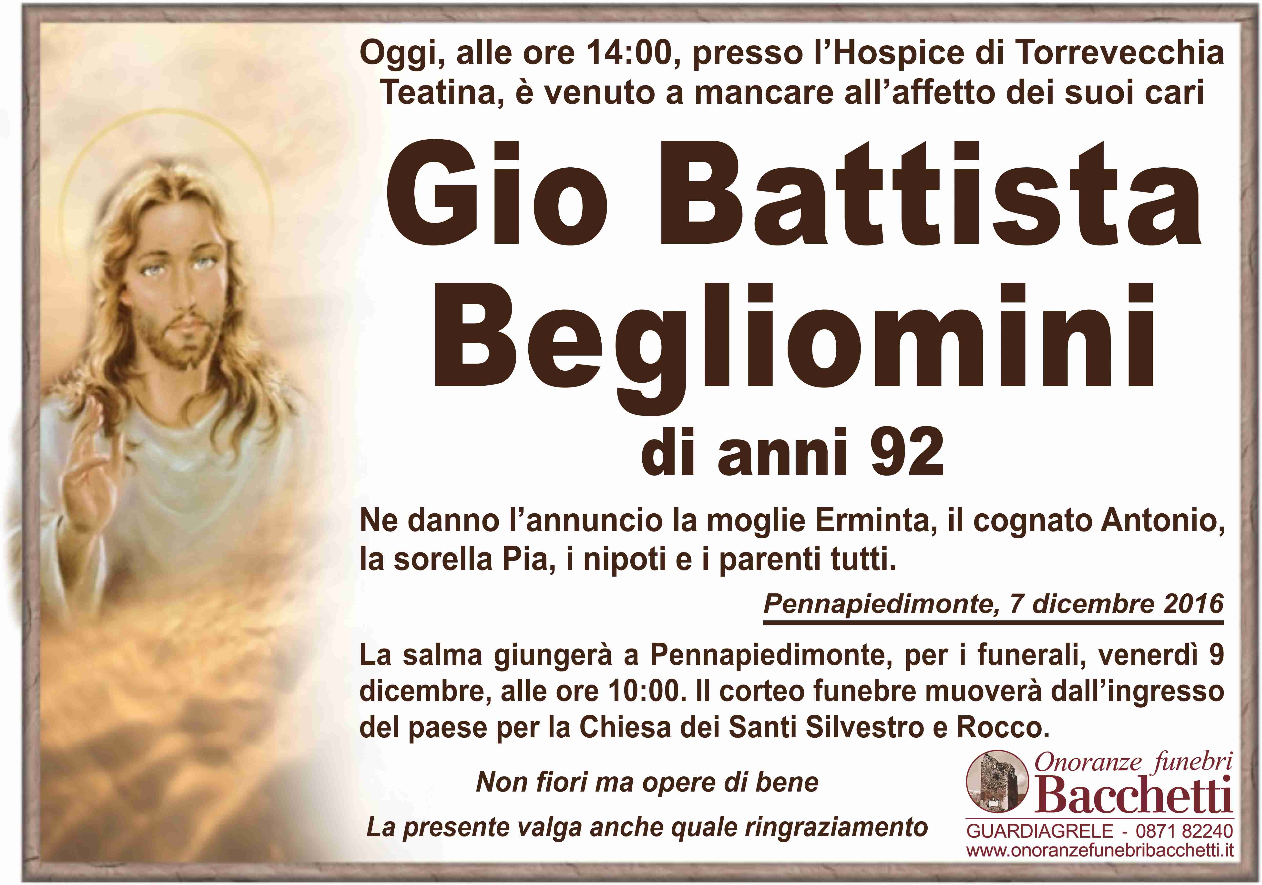 Gio Battista Begliomini