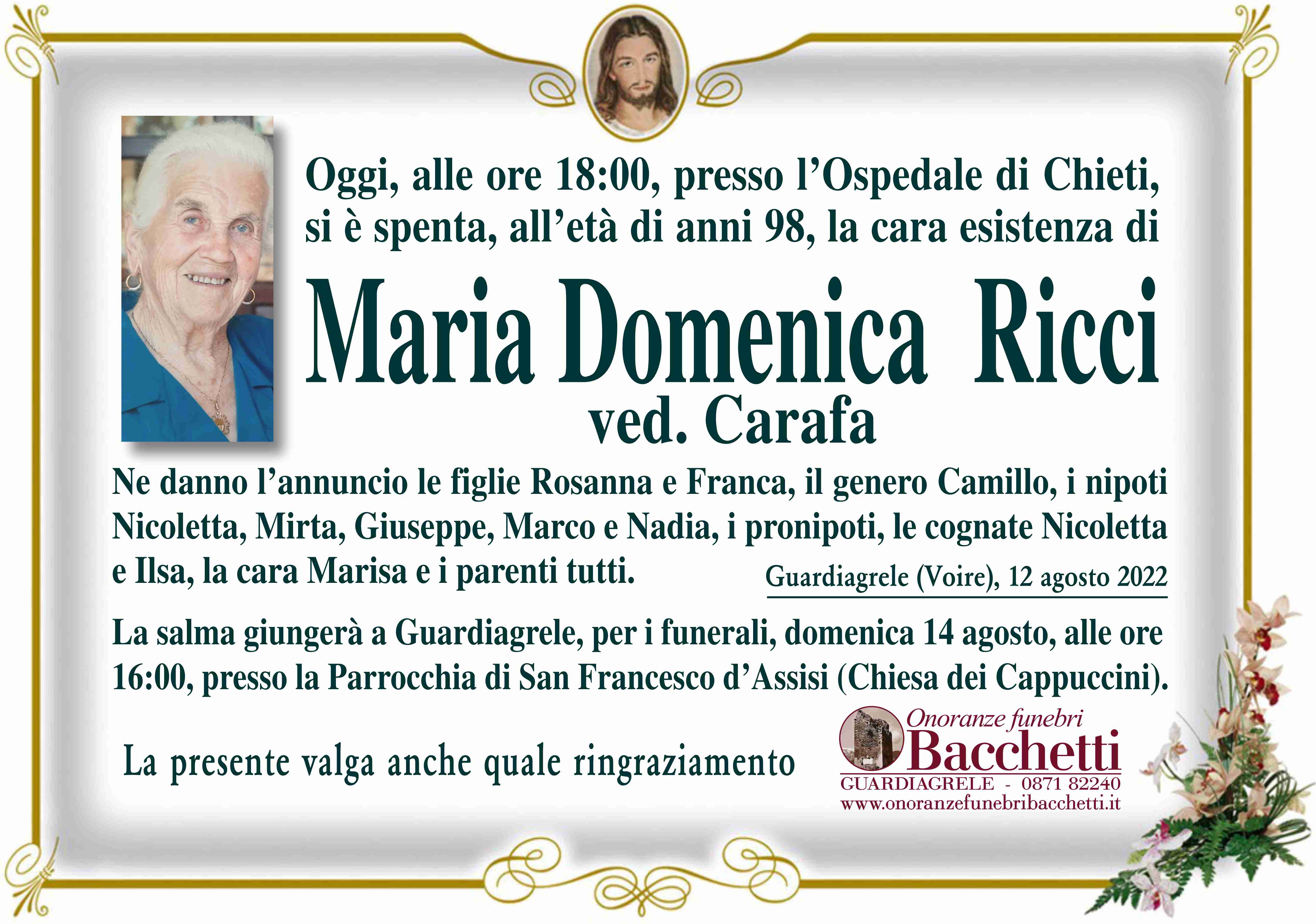 Maria domenica ricci